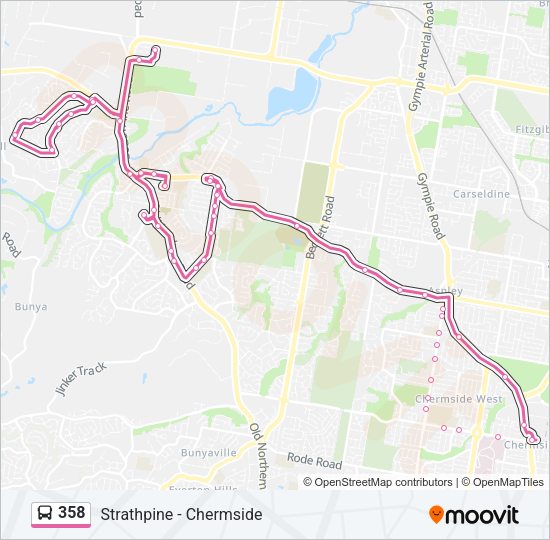 358 Route: Schedules, Stops & Maps - Brendale St Near Currajon St (Updated)