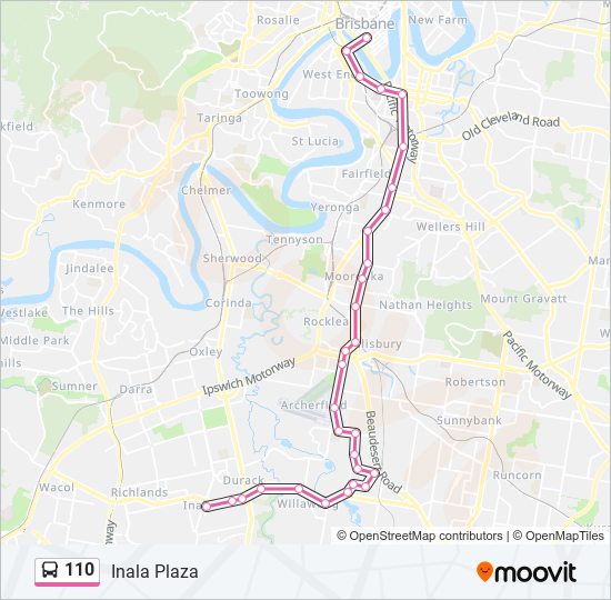 110 Route: Schedules, Stops & Maps - Inala Plaza (Updated)