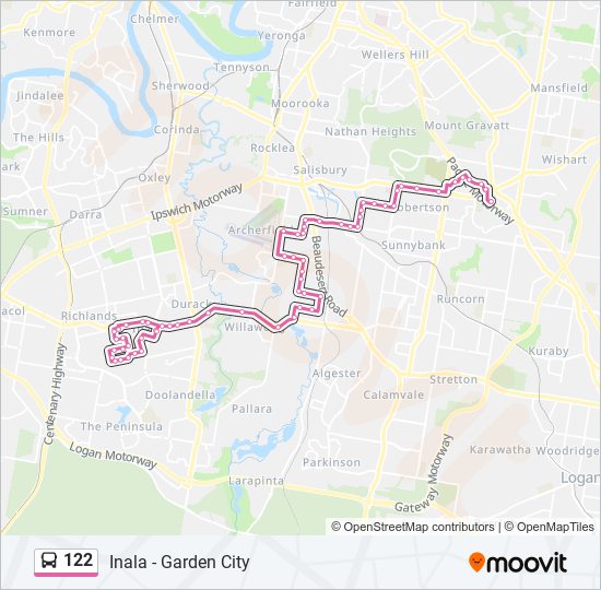 122 Route: Schedules, Stops & Maps - Garden City Interchange (Updated)