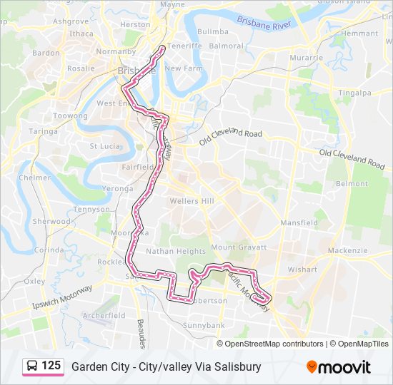 125 Route: Schedules, Stops & Maps - Garden City Interchange (Updated)