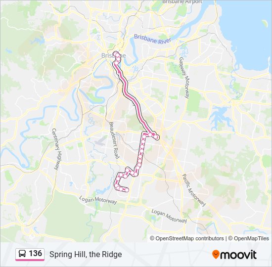 136 Route: Schedules, Stops & Maps - Spring Hill, the Ridge (Updated)