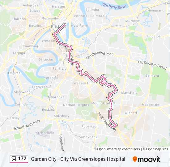 172 Route: Schedules, Stops & Maps - Garden City Interchange (Updated)