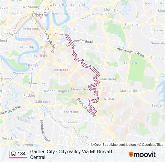 184 Route: Schedules, Stops & Maps - Garden City Interchange (Updated)