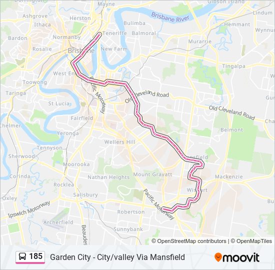 185 Route: Schedules, Stops & Maps - Garden City Interchange (Updated)