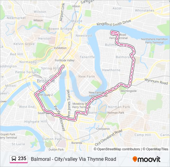 235 Route: Schedules, Stops & Maps - Balmoral, Apollo Rd (Updated)