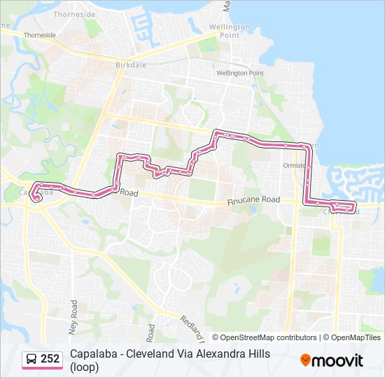 252 Route: Schedules, Stops & Maps - Capalaba (Updated)