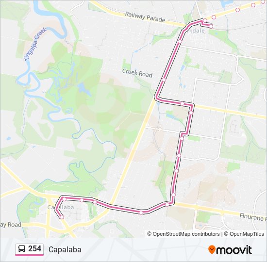 254 Route: Schedules, Stops & Maps - Capalaba (Updated)