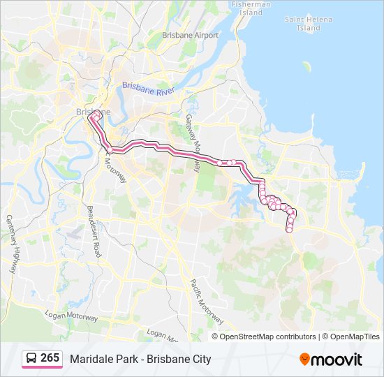 265 Route: Schedules, Stops & Maps - Capalaba (Updated)