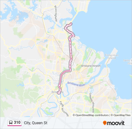 310 Route: Schedules, Stops & Maps - City, Queen St (Updated)