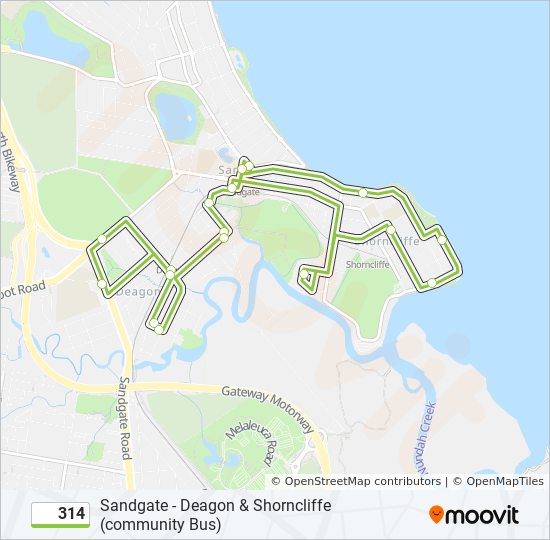 314 Route: Schedules, Stops & Maps - Deagon Plaza (Updated)