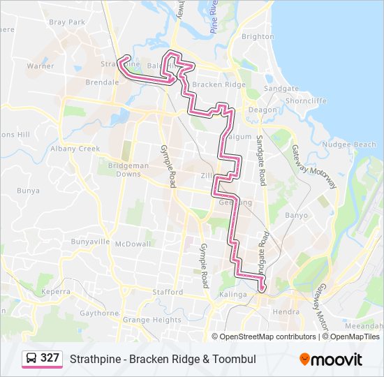 327 Route: Schedules, Stops & Maps - Strathpine Bus Station (Updated)