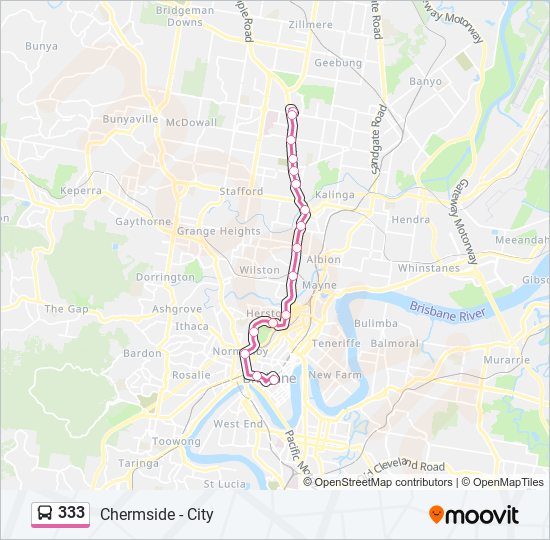 333 Route: Schedules, Stops & Maps - City, Ann St Stop 9 (Updated)