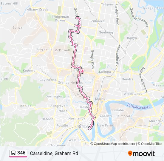346 Route Schedules Stops Maps Carseldine Graham Rd Updated 346 Route Schedules Stops Maps Carseldine Graham Rd Updated