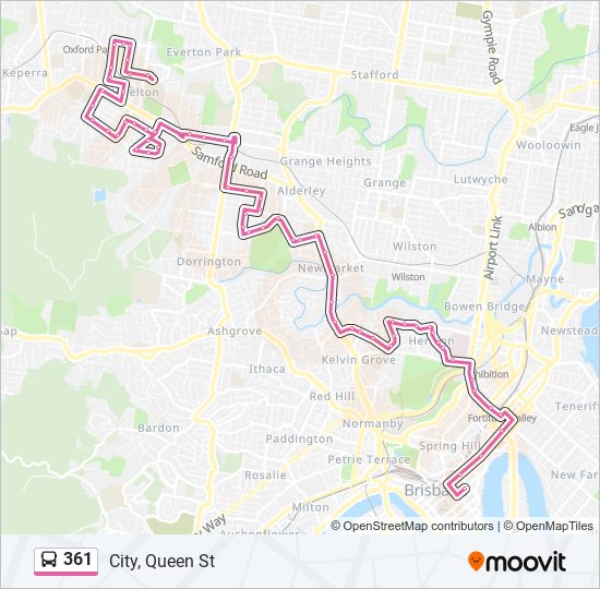 361 Route: Schedules, Stops & Maps - City, Queen St (Updated)