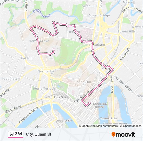 364 Route: Schedules, Stops & Maps - City, Queen St (Updated)