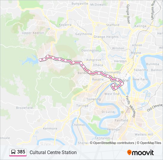 385 Route: Schedules, Stops & Maps - Cultural Centre Station (Updated)