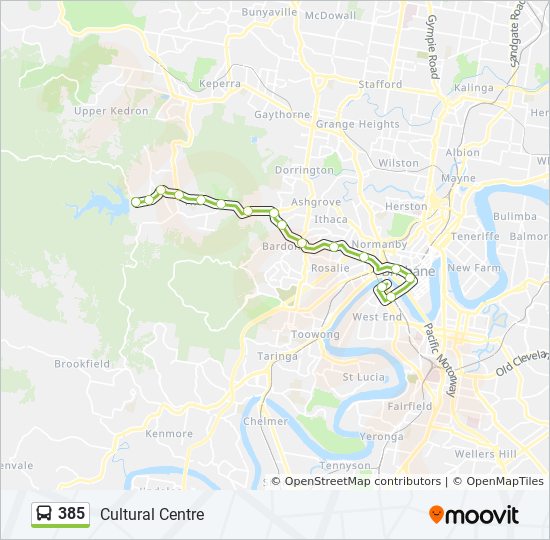 385 Route: Schedules, Stops & Maps - Cultural Centre (Updated)