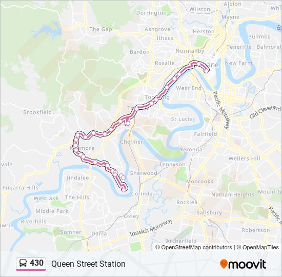 430 Route: Schedules, Stops & Maps - Queen Street Station (Updated)