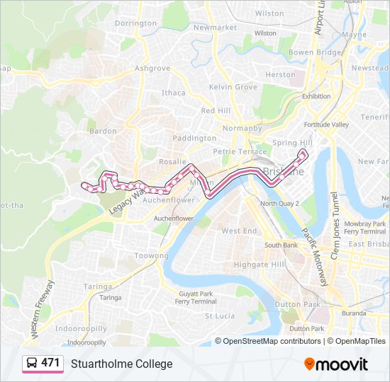 471 Route: Schedules, Stops & Maps - Stuartholme College (Updated)