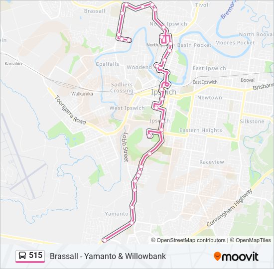 515 Route: Schedules, Stops & Maps - Yamanto (Updated)