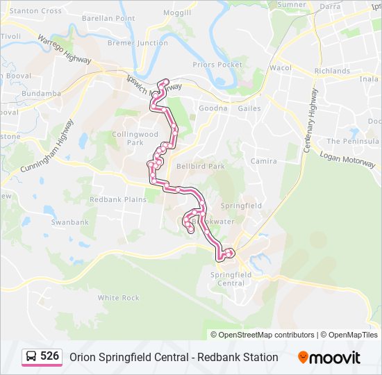 526 Route: Schedules, Stops & Maps - Springfield Central (Updated)