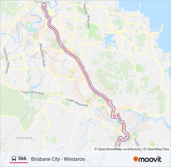 566 Route: Schedules, Stops & Maps - Windaroo (Updated)