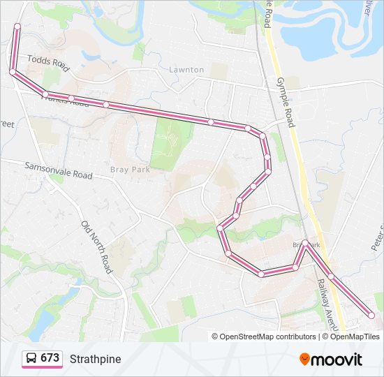 673 Route: Schedules, Stops & Maps - Strathpine (Updated)