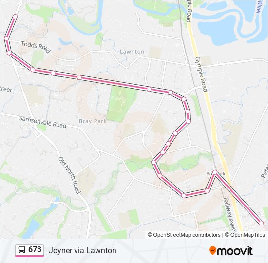 673 Route: Schedules, Stops & Maps - Joyner via Lawnton (Updated)