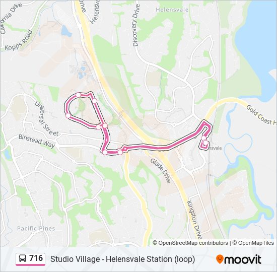 716 Route: Schedules, Stops & Maps - Helensvale Station (Updated)