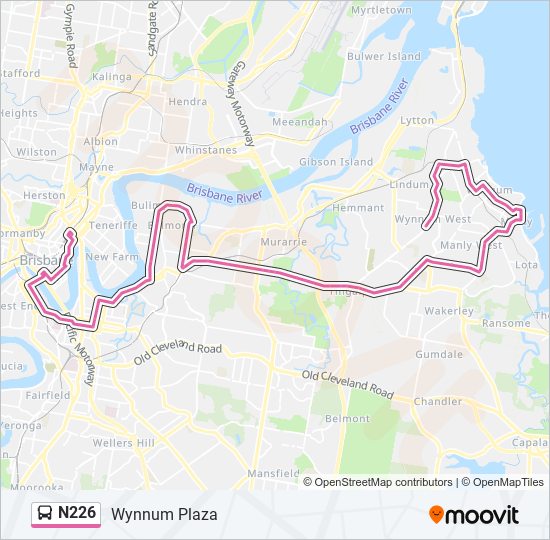 n226 Route: Schedules, Stops & Maps - Wynnum Plaza (Updated)