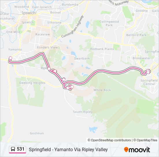 531 Route: Schedules, Stops & Maps - Yamanto (Updated)