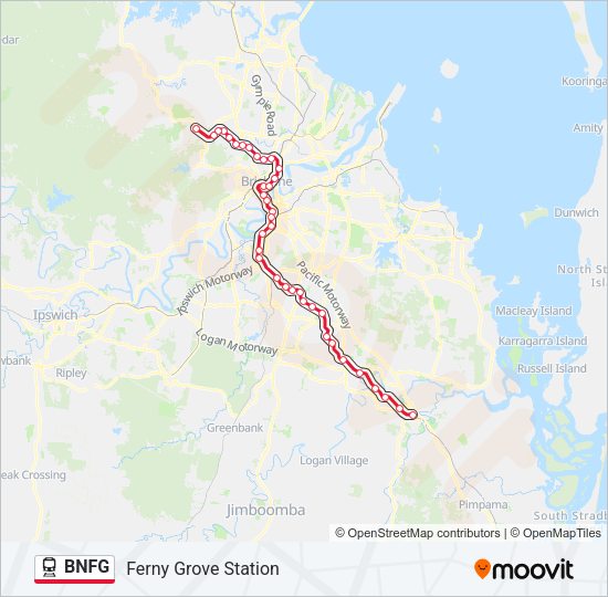 bnfg Route: Schedules, Stops & Maps - Ferny Grove Station (Updated)