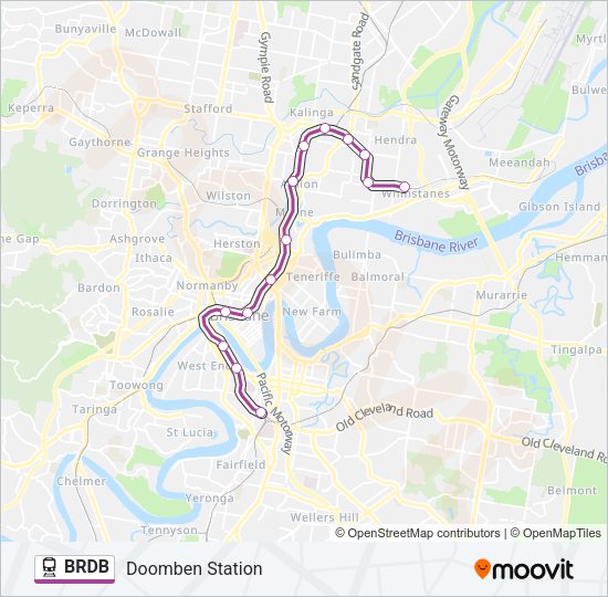 brdb Route: Schedules, Stops & Maps - Doomben Station (Updated)