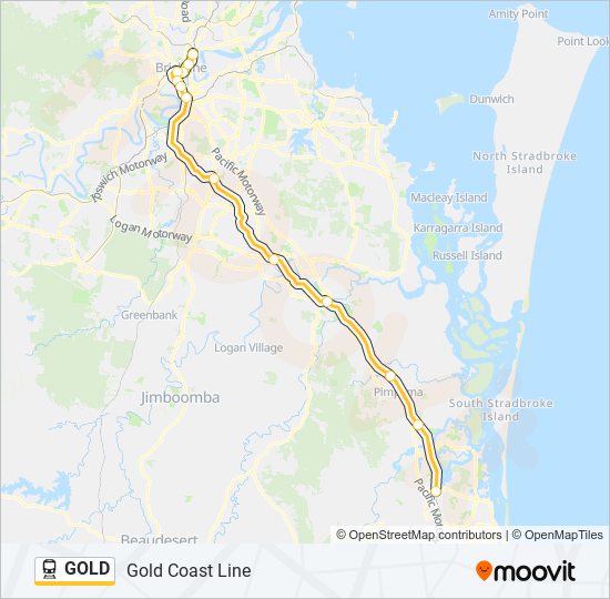 gold Route: Schedules, Stops & Maps - Helensvale Station (Updated)