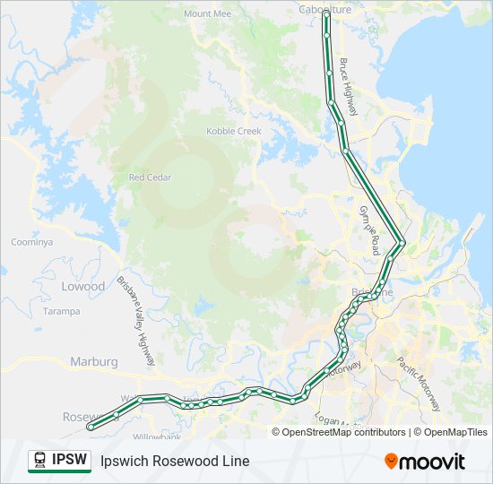 ipsw Route: Schedules, Stops & Maps - Caboolture Station (Updated)