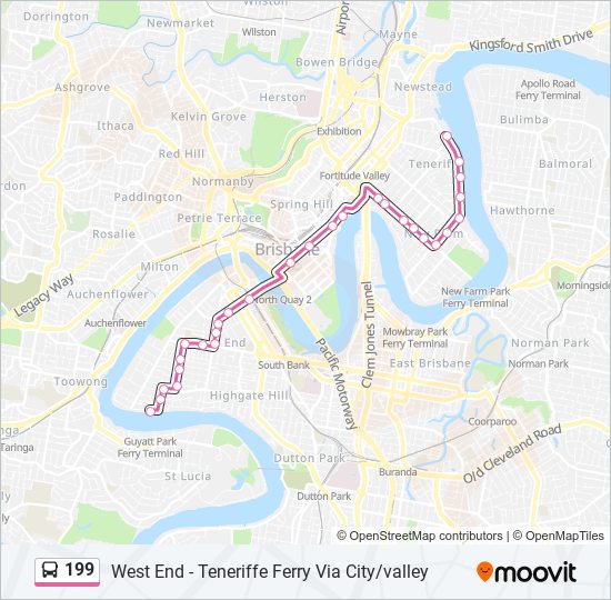 199 Route: Schedules, Stops & Maps - West End Ferry (Updated)