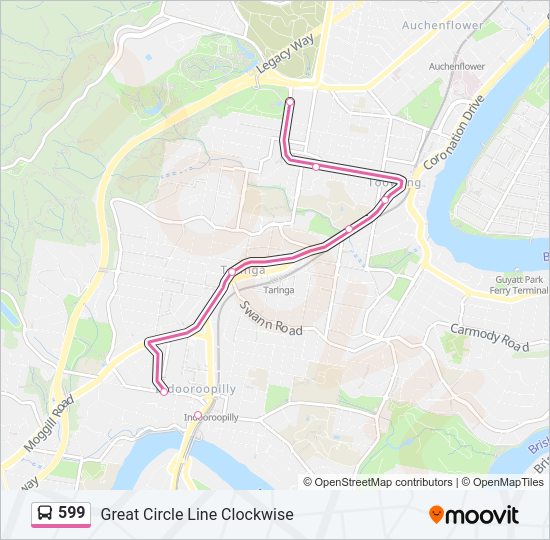 599 Route: Schedules, Stops & Maps - Dean St (Updated)