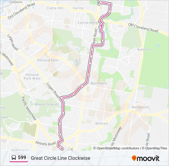 599 Route: Schedules, Stops & Maps - Garden City Interchange (Updated)