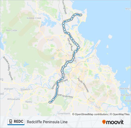 REDC Route: Schedules, Stops & Maps - Kippa-Ring Station (Updated)