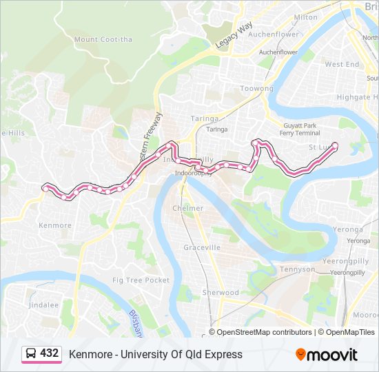 432 Route: Schedules, Stops & Maps - Kenmore Central (Updated)