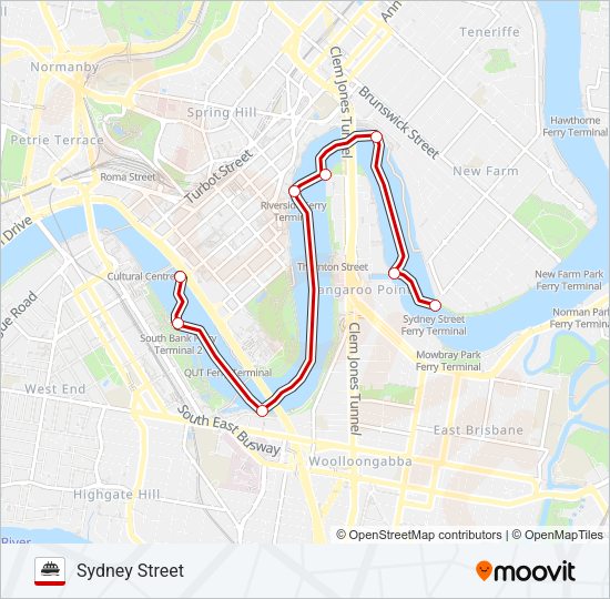 CITY HOPPER SYDNEY STREET Route: Schedules, Stops & Maps - Sydney ...