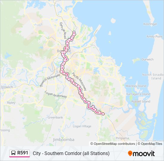 r591 Route: Schedules, Stops & Maps - Beenleigh Station (Updated)