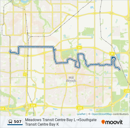 507 Route: Schedules, Stops & Maps - Meadows Transit Centre Bay L‎→ ...