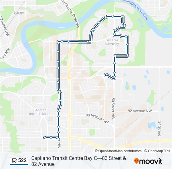 522 Route: Schedules, Stops & Maps - Capilano Transit Centre Bay C‎→83 ...