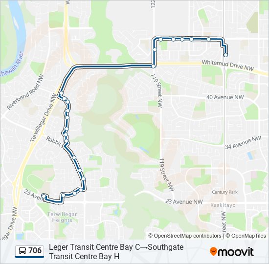 706 Route: Schedules, Stops & Maps - Leger Transit Centre Bay C‎→ ...