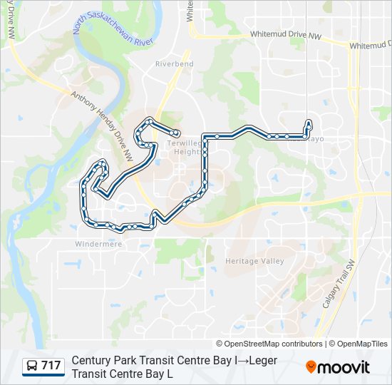 717 Route: Schedules, Stops & Maps - Century Park Transit Centre Bay I ...
