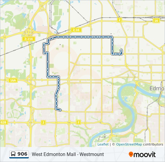 906 Route: Schedules, Stops & Maps - West Edmonton Mall Transit Centre ...