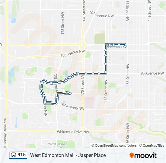 915 Route: Schedules, Stops & Maps - West Edmonton Mall Transit Centre ...