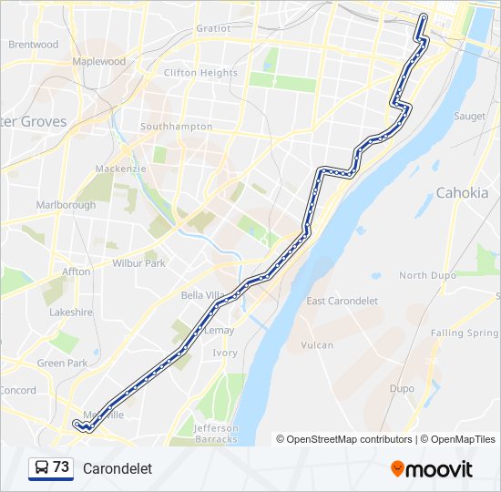 73 Route: Schedules, Stops & Maps - To So County Mall (Updated)