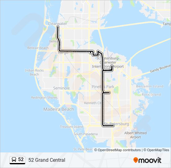Ruta 52: horarios, paradas y mapas - 52 Grand Central (Actualizado)